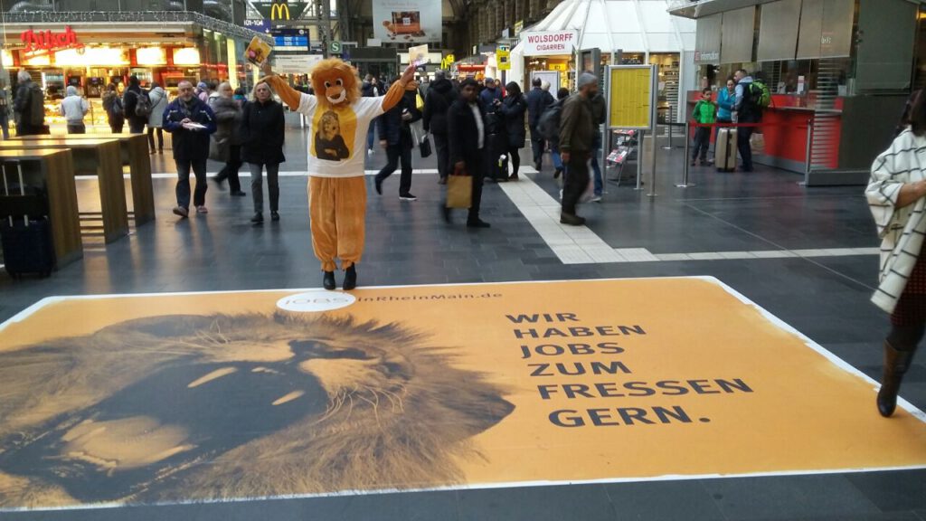 Werbung im Bahnhof – Werbeagentur Munzinger